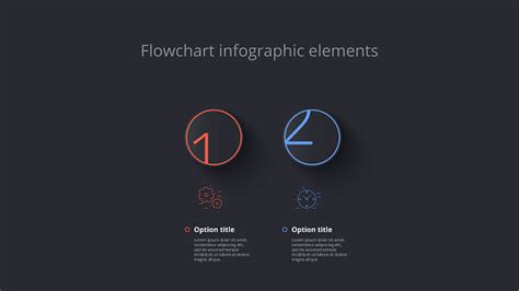 비즈니스 2 단계 프로세스 차트 인포 그래픽 순환 회사 워크플로 그래픽 요소 회사 흐름도 프레젠테이션 슬라이드 아이소메트릭
