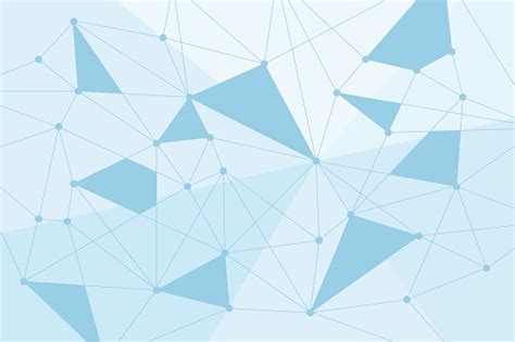 푸른 색 톤의 기하학적 인 모양으로 만든 추상적인 배경 패턴입니다 네트워크 기술 및 미래 개념 현대 간단한 벡터 아트입니다 0