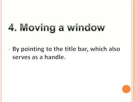 Managing Windows PPT