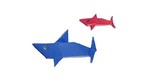 색종이 1장으로 아기 상어접기 Youtube