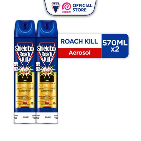 Shieldtox Cockroach Kill Aerosol 570ml Twin Pack Pembunuh Lipas Shopee Malaysia