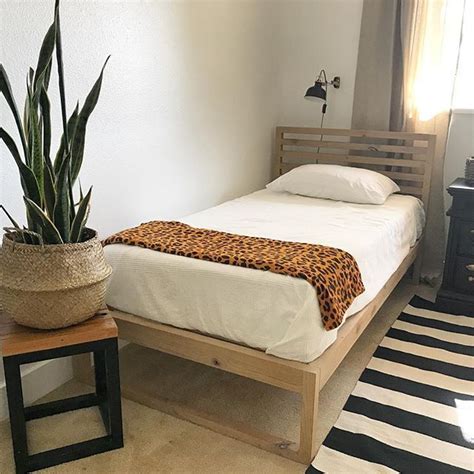 Diy Modern Twin Bed Frame Free Plans Full Do It Yourself Tutorial To