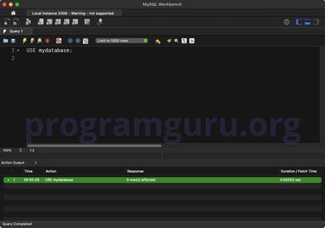 Mysql Temporary Table Statement