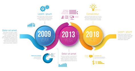 Process Charts With Steps Infographics Stock Vector Illustration Of Background Layout