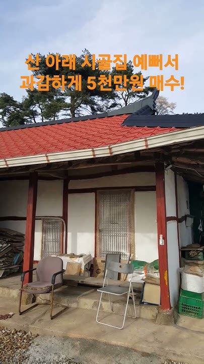 영월 예쁜 시골집100평 5천만원 그림처럼 예뻐 재미있는 Shorts 옛날집 오지마을 부동산 여행 Youtube