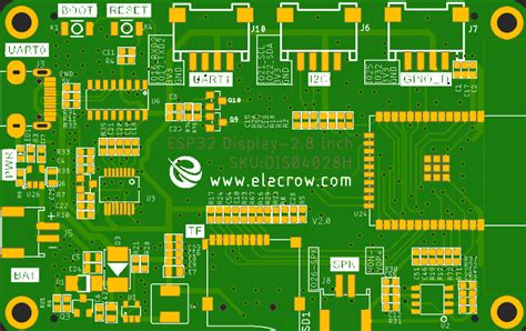 Crowpanel Esp32 Hmi 28 Inch Display Elecrow Wiki Crowpanel Esp32 Hmi 28 Inch Display Elecrow Wiki