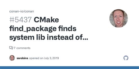 Cmake Findpackage Finds System Lib Instead Of Conan Packaged Library On Android And Ios · Issue