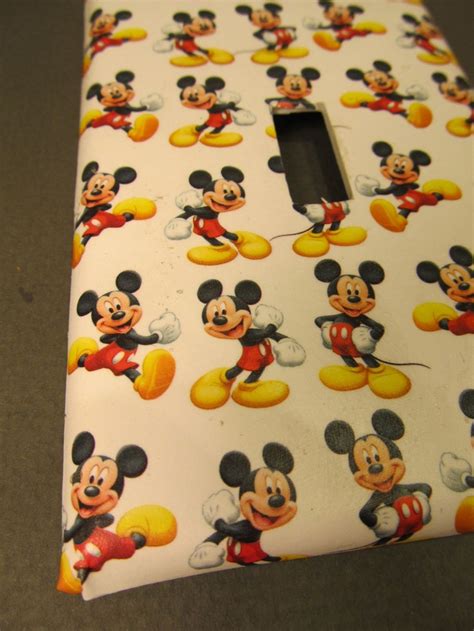 Walt Disneys Mickey Mouse Light Switch Cover 7 99 Via Etsy