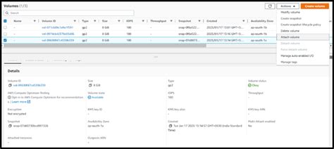Database Replication Using Ebs Volumes From One Ec2 To Another