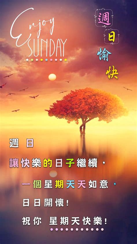 祝你 星期天快樂
