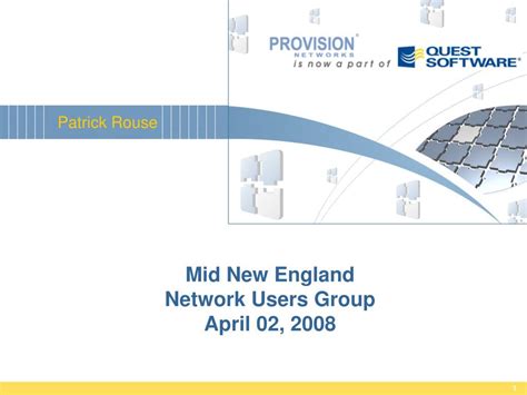 PPT Mid New England Network Users Group April 02 2008 PowerPoint Presentation ID 765547
