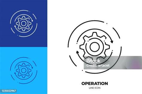 기어 라인 아트 벡터 아이콘입니다 톱니바퀴의 윤곽선 기호입니다 얇은 스트로크로 만든 엔지니어링 픽토그램 배경에 격리 0명에 대한 스톡 벡터 아트 및 기타 이미지 Istock
