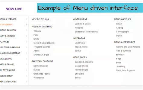 Advantages Of Menu Driven Interface It Release Advantages Of Menu Driven Interface It Release