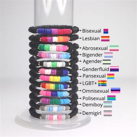 Lgbt Gay Pride Bracelet Pansexual Bracelet Asexual Pride Bracelet