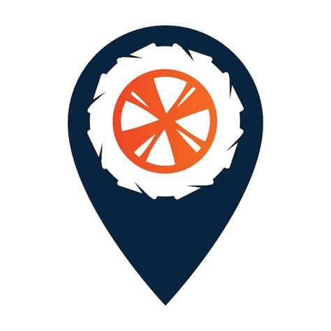 Premium Vector Wheel And Map Pointer Logo Combination Tire And Gps Locator Symbol Or Icon