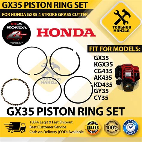 Gx35 Piston Ring Set For Original Gx35 Honda 4 Stroke Grass Cutter