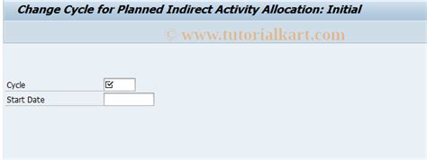 KSC N SAP Tcode Change Indirect Activity Allocation Plan