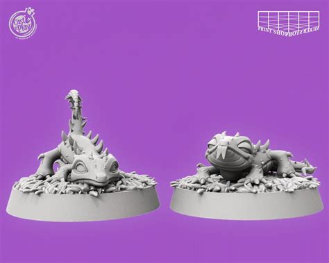 Lizards Miniature Set Shocker Lizard Figure Pack Amphibious