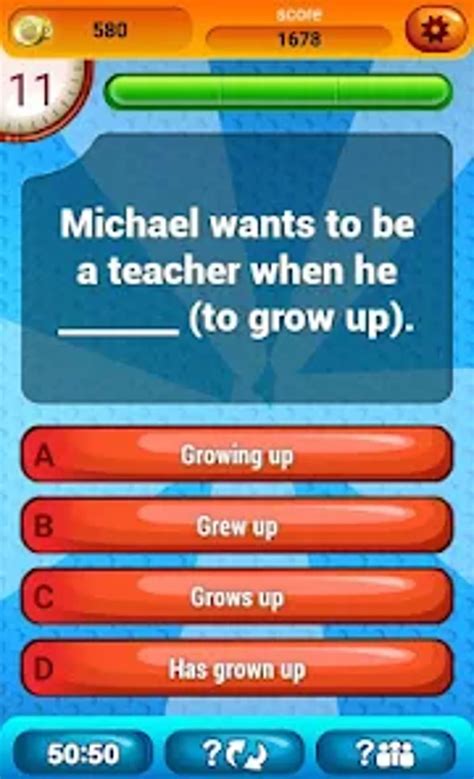 Android 용 English Grammar Test Level 1 다운로드