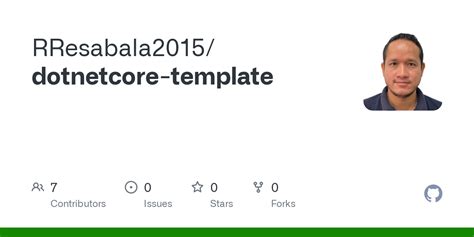 GitHub RResabala2015 Dotnetcore Template