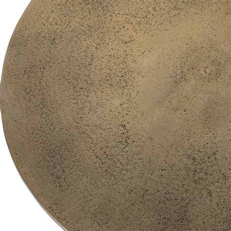 Uttermost Antigua Antique Brass Side Table Scenario Home