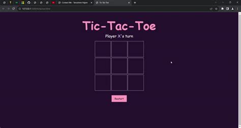 [video] tanushree hajare on linkedin webdevelopment tictactoe techinternship internship