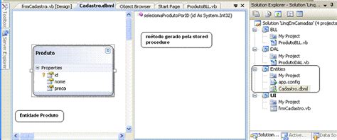 VB NET Usando o ÇLINQ To SQL em Camadas