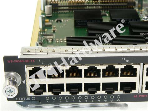 PLC Hardware Cisco WS X6548 GE TX Catalyst 6500 48 10 100 Fabric Enabled Card