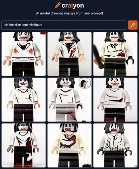 Jeff The Killer Lego Minifigure R Weirddalle