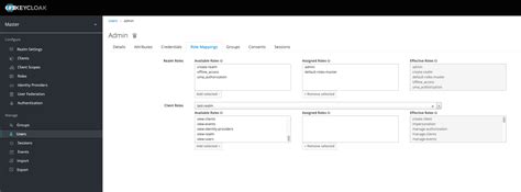 Kc Sh Import Not Creating Realm Client Roles For Admin Issue 11923