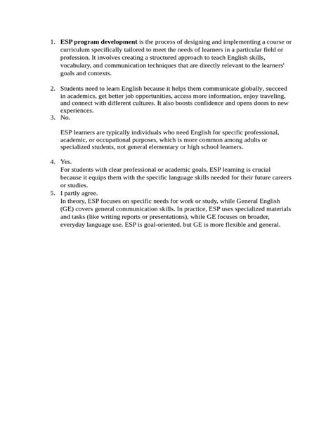 Esp Program Development Pdf