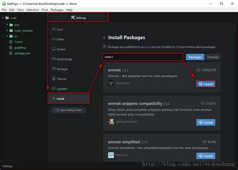 Windows下atom安装与使用atomsetup Csdn博客
