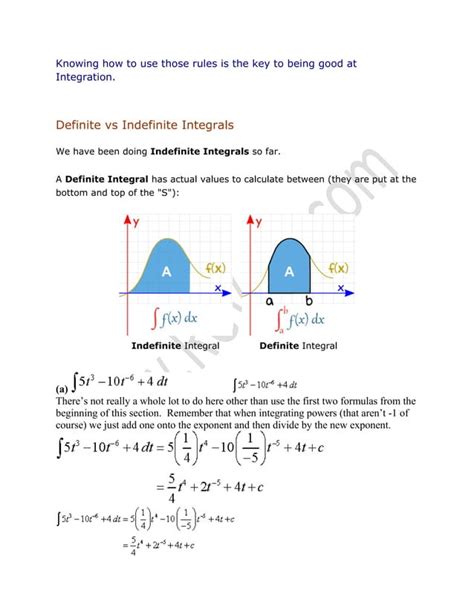 Math Lecture 10 Introduction To Integration Pdf Physics Science