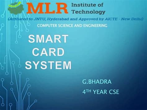 Smart Card System Ppt Pptx