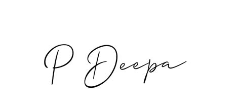 100 P Deepa Name Signature Style Ideas Great Electronic Sign