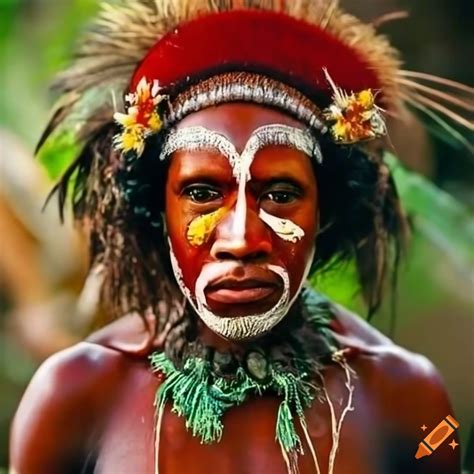 Portrait Of A Person From Papua New Guinea On Craiyon