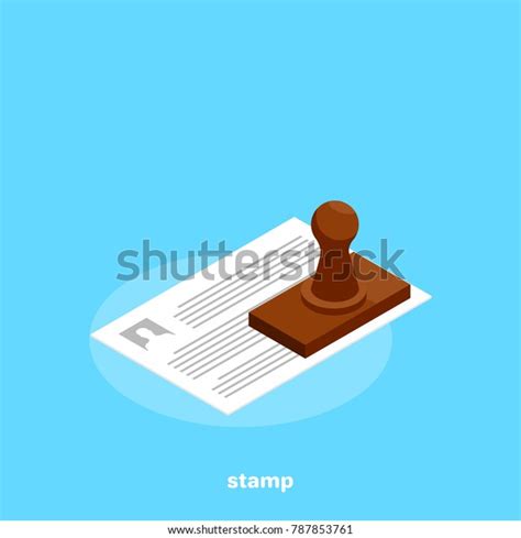 Stamp Isometric Images Stock Photos Vectors Shutterstock