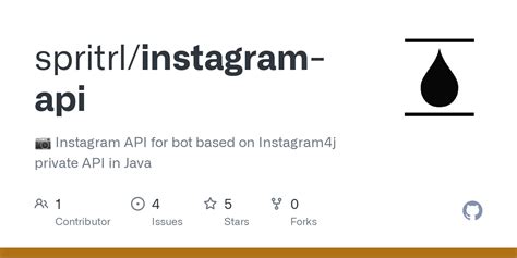 Github Spritrlinstagram Api 📷 Instagram Api For Bot Based On