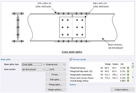 Steel Beam Splice Design EN Trimble User Assistance