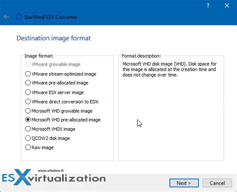 StarWind V V Converter Update ESX Virtualization