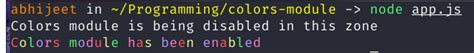 Explain Colors Module In Node Js Geeksforgeeks
