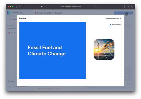Generate Powerpoint With Ai From Any Word Document Slidespeak