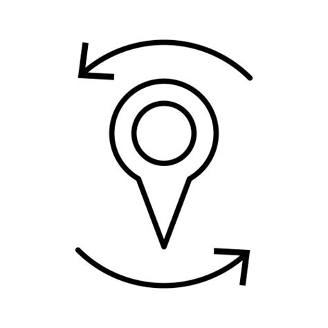 Location Pin Icon Map Marker Pointer Gps Vector Image