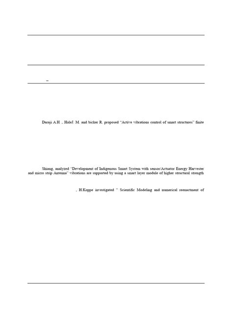 Machine Learning Application Pdf Piezoelectricity Beam Structure