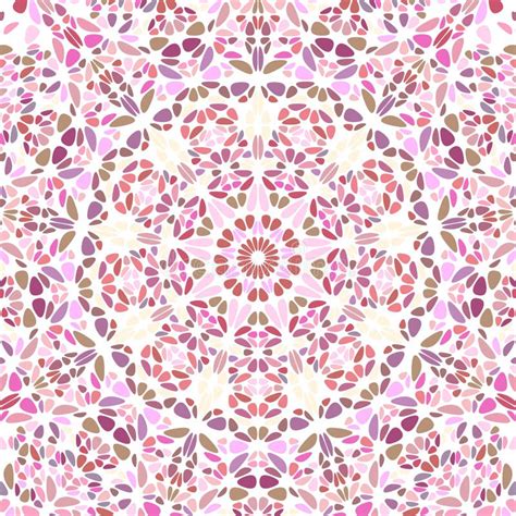 Abstract Psychedelic Colorful Oriental Stone Mosaic Background Stock Vector Illustration Of