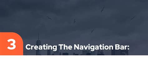 Creating The Navigation Bar PPT