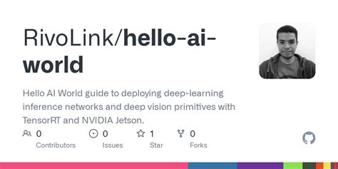 Github Rivolinkhello Ai World Hello Ai World Guide To Deploying Deep Learning Inference