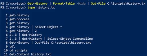 How To Export Powershell Command History To Make A Script