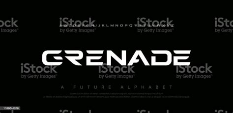 스포츠 디지털 현대 알파벳 글꼴 추상 타이포그래피 기술 전자 스포츠 음악 미래의 창조적 인 글꼴 벡터 일러스트레이션 컴퓨터 글자에 대한 스톡 벡터 아트 및 기타 이미지