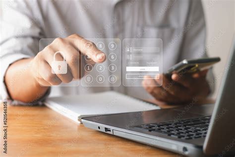 Cyber Security In Two Step Verification Login User Identification Information Security And